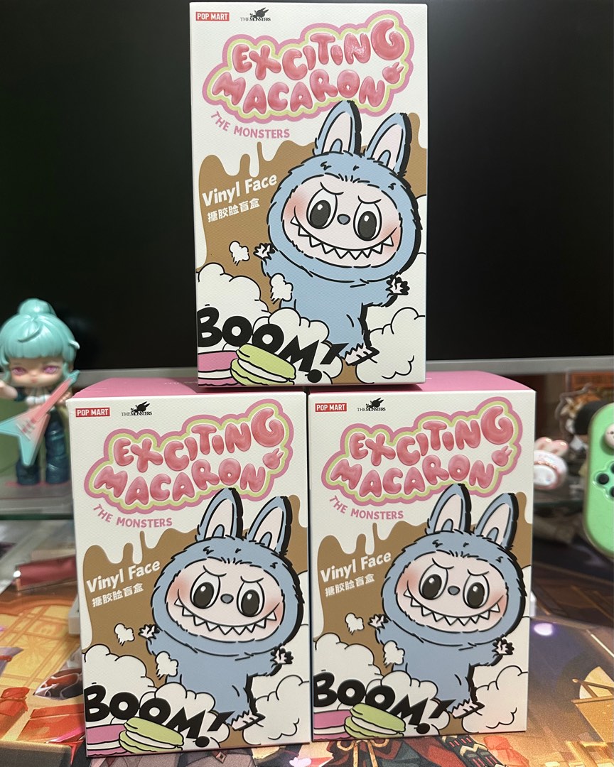 LABUBU Exciting Macaron (SOY MILK), Hobbies & Toys, Toys & Games on ...
