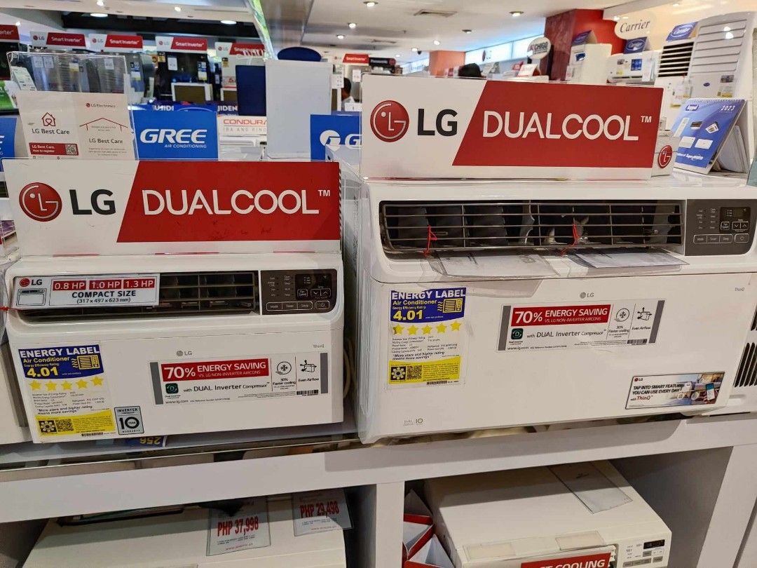 LG AIRCON WINDOW TYPE DUAL INVERTER GC2 MODEL 2024, TV & Home ...