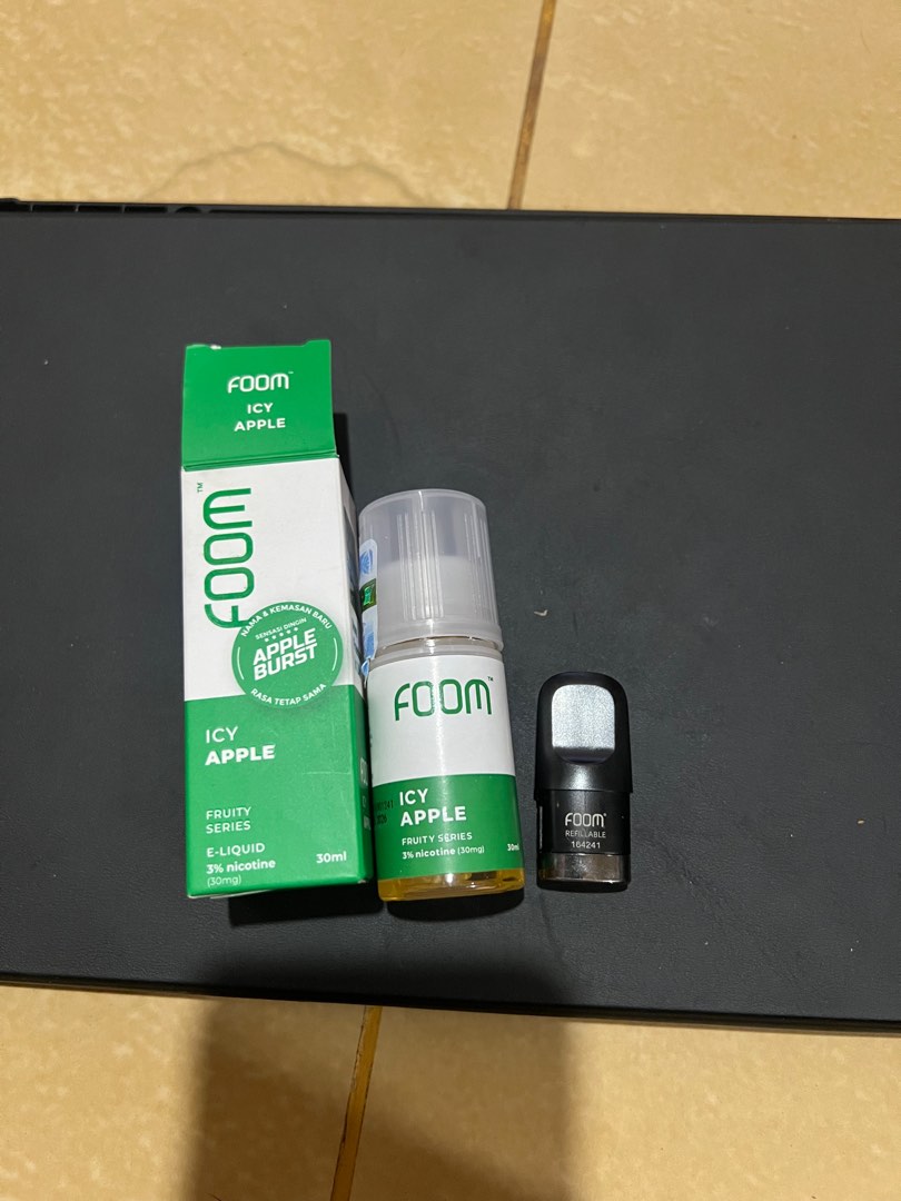 liquid foom icy apple, Makanan & Minuman, Minuman Tidak Beralkohol di ...