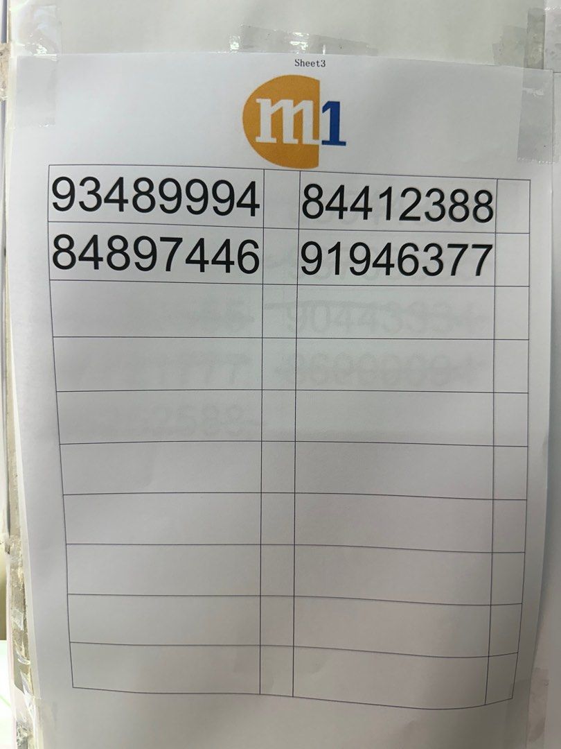 🔥M1 prepaid Golden Number🔥, Mobile Phones & Gadgets, Mobile & Gadget ...