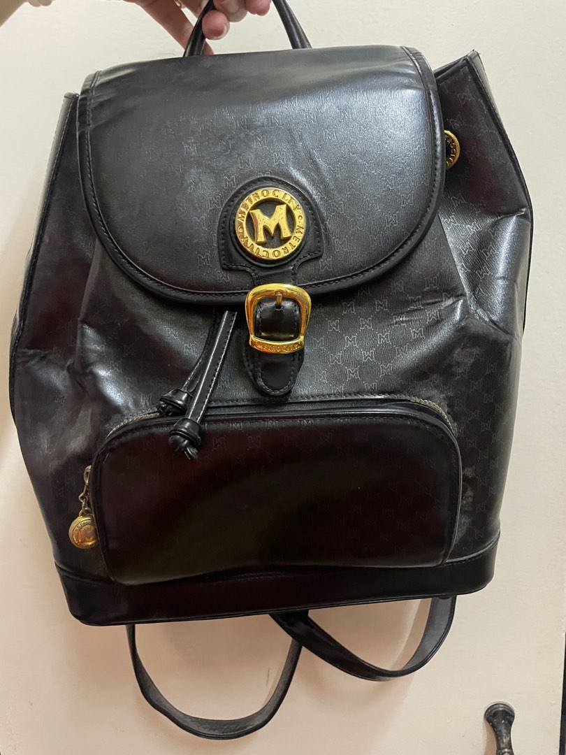 Metro City Bagpack Honeycomb Design Original, Women's Fashion, Bags ...