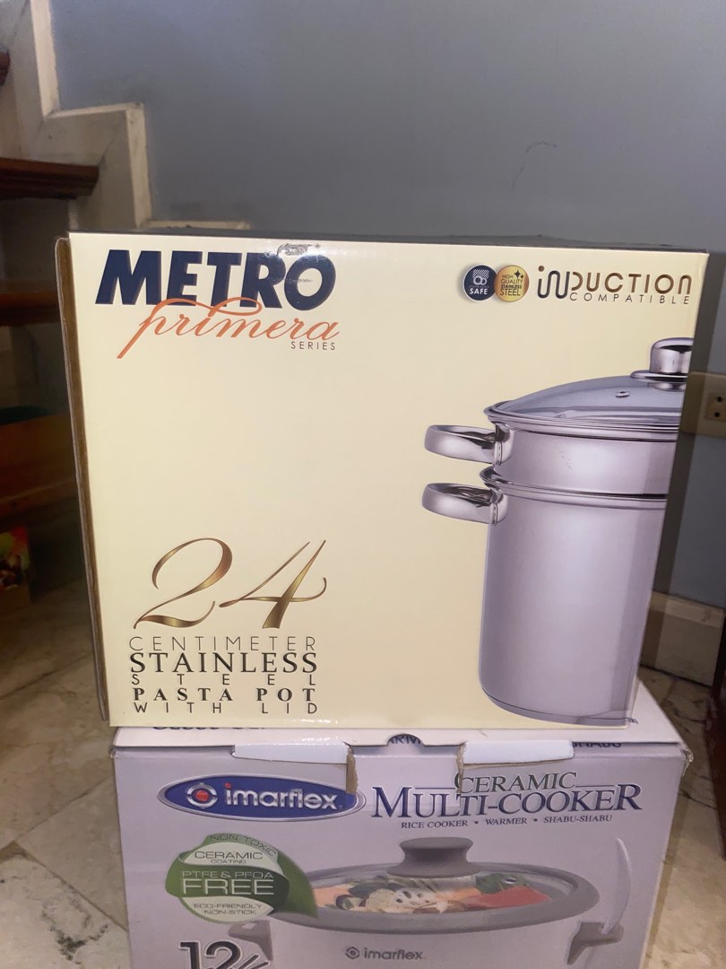Metro Primera Stainless Steel Pasta Pot MCPW 1722, Furniture & Home ...
