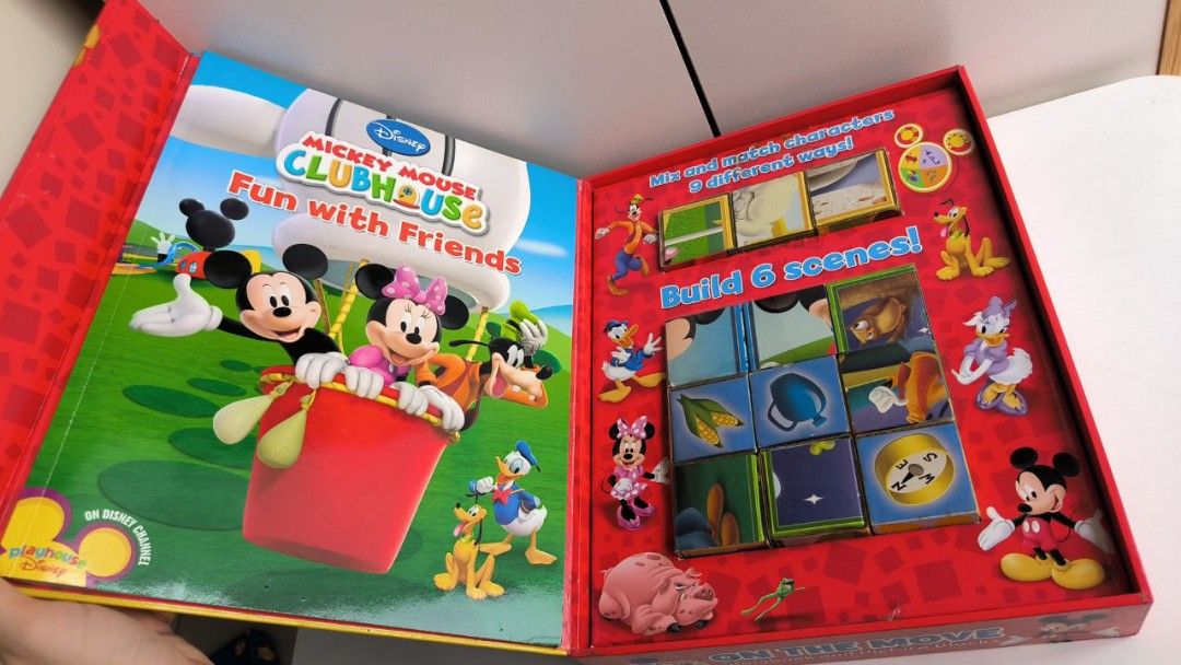 MICKEY MOUSE CLUBHOUSE ON THE MOVE BOX SET 🎁 storybook and picture ...