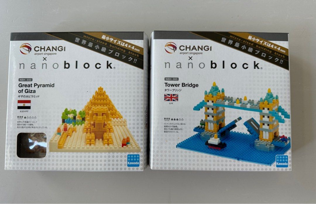 Nanoblocks Tower Bridge, Great Pyramid of Giza, Hobbies & Toys, Toys & Games on Carousell