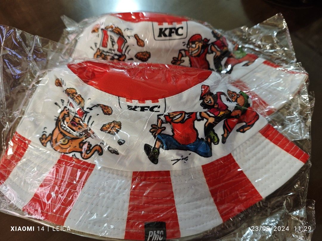 NEW Cap Hat Topi KFC X UJANG 2 Side Limited Edition, Men's Fashion ...