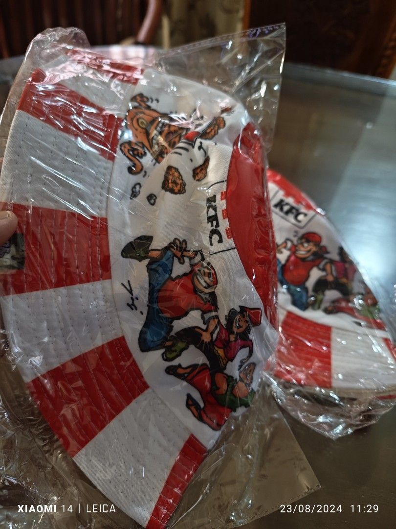 NEW Cap Hat Topi KFC X UJANG 2 Side Limited Edition, Men's Fashion ...
