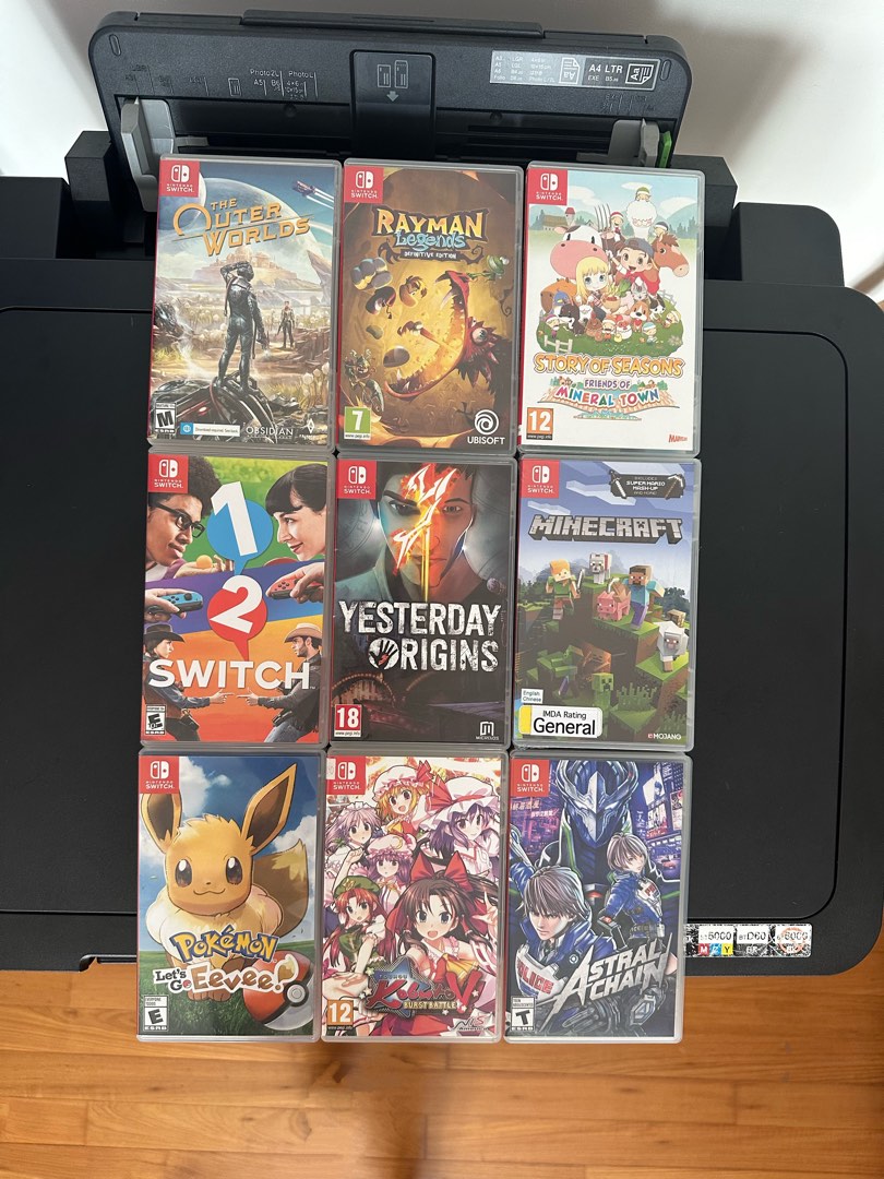 Nintendo Switch game The outer worlds / Rayman legends / Story of ...
