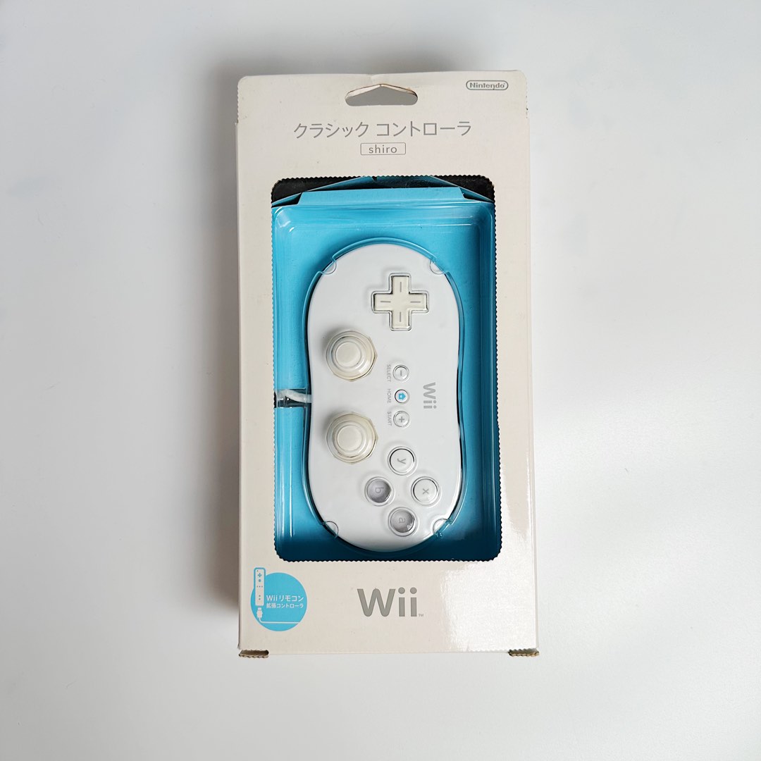 Nintendo Wii Classic Controller Shiro White, Video Gaming, Gaming ...