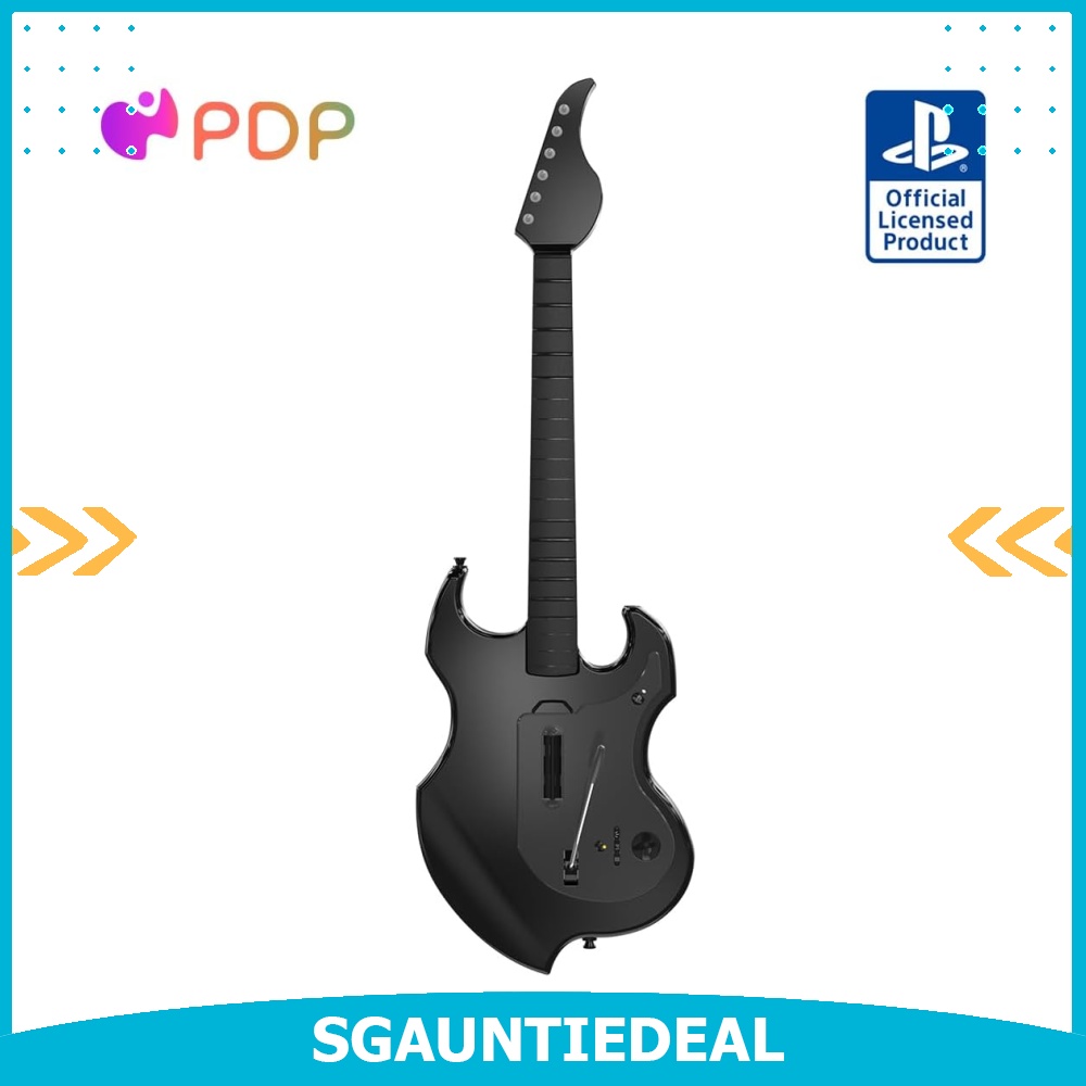 PDP RIFFMASTER Wireless Guitar Controller for PlayStation 5 and ...