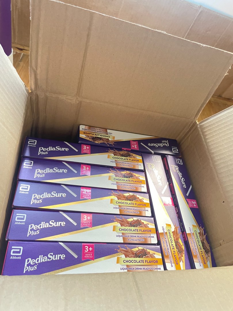 Pediasure Plus Ready to Drink CHOCO 110ML (4 PCS PER BOX) (EXPIRY YEAR ...