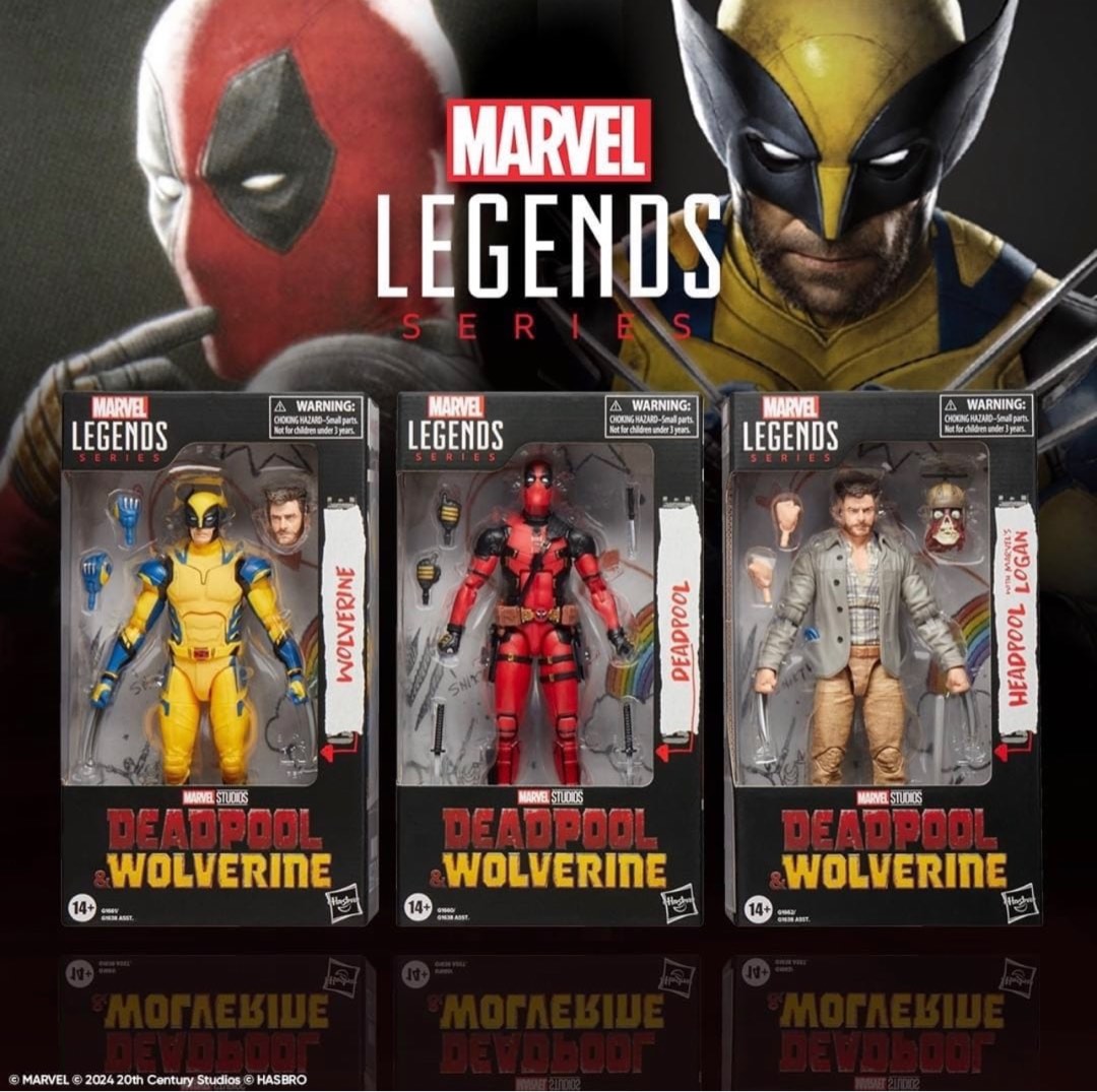 [PO] Hasbro Marvel Legends X-men Deadpool, Wolverine, Headpool with ...