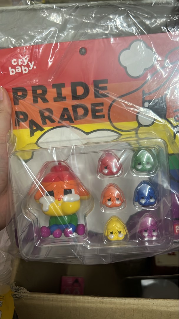 PopMart Crybaby Rainbow Figures, Hobbies & Toys, Toys & Games on Carousell