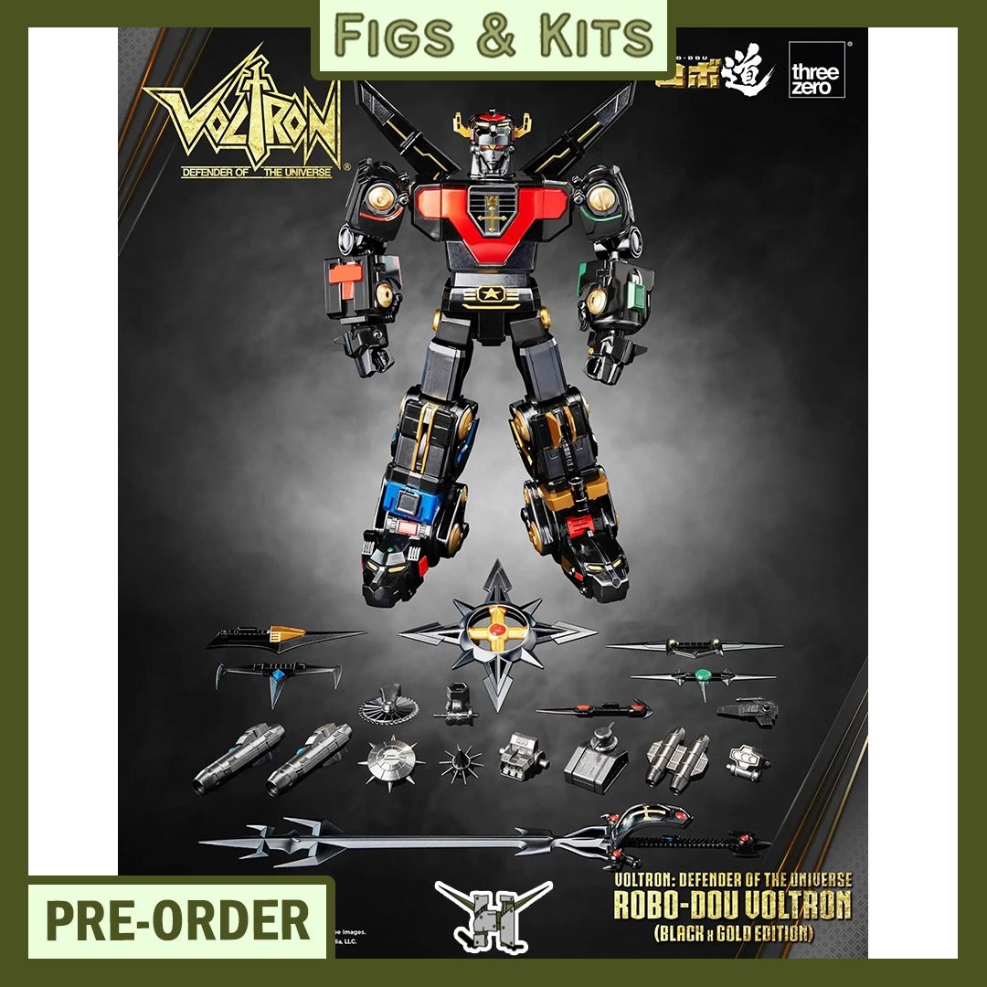 PRE-ORDER!! Voltron: Defender of the Universe ROBO-DOU Voltron (Black x ...