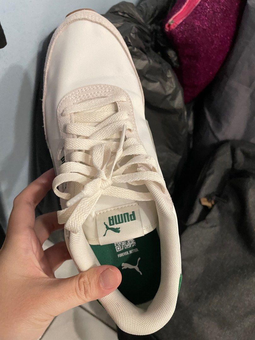 Puma Runtamed Lugged Classic Warm White-Vine, Women's Fashion, Footwear ...
