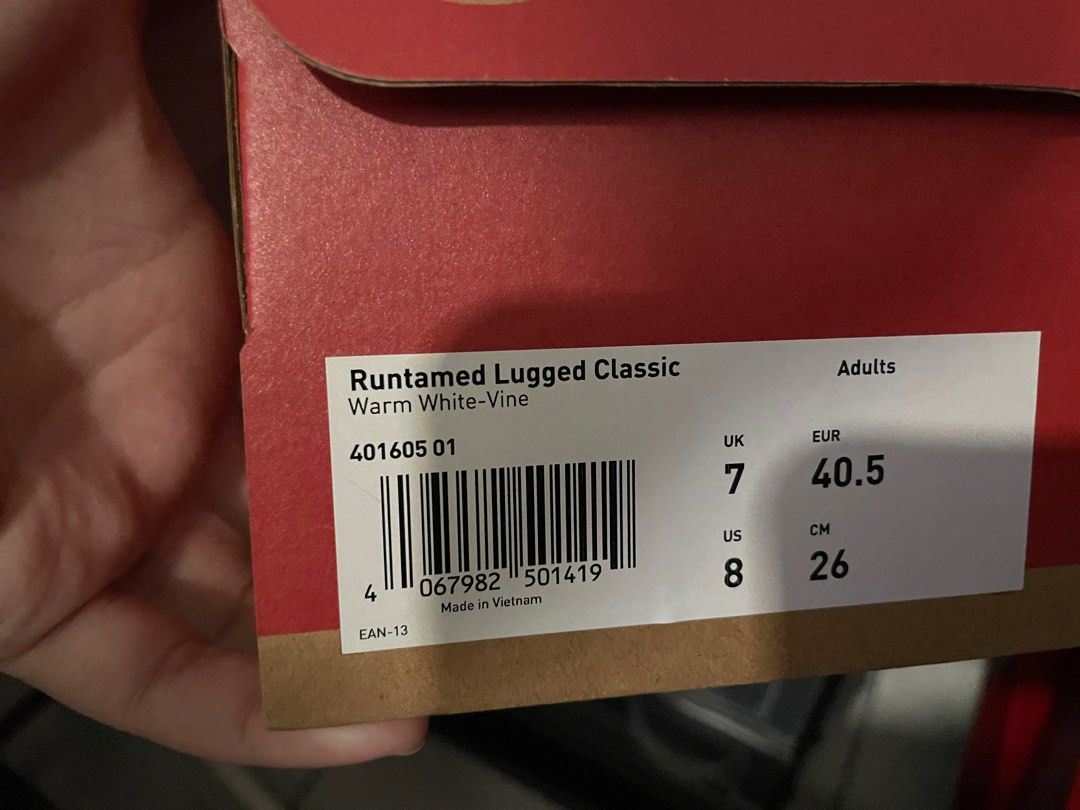 Puma Runtamed Lugged Classic Warm White-Vine, Women's Fashion, Footwear ...