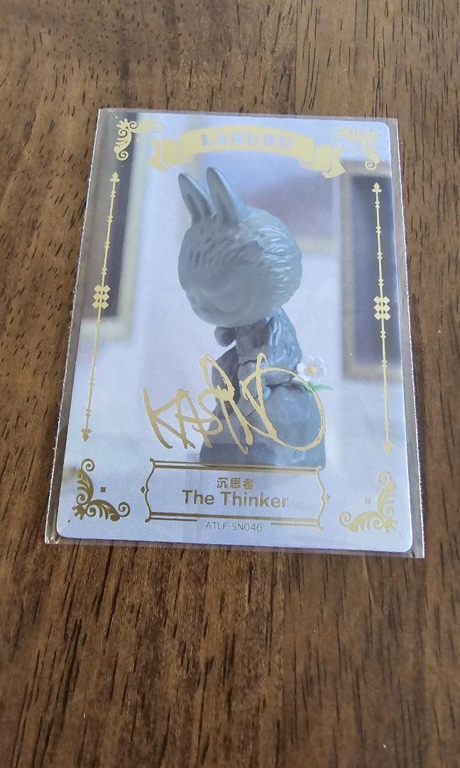 *RARE* LABUBU Artist Signature POPcard by PopMart, Hobbies & Toys, Toys ...