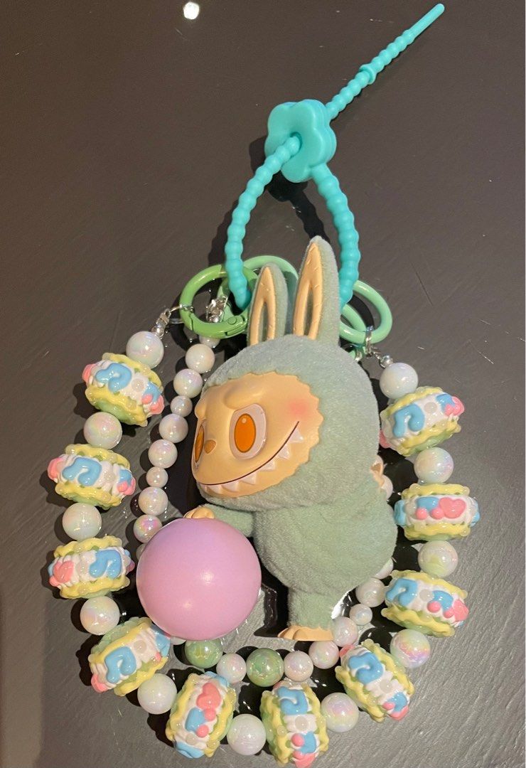 Ready Pop Mart Labubu Yoga Pendant Chain, Toys & Collectibles, Lainnya ...