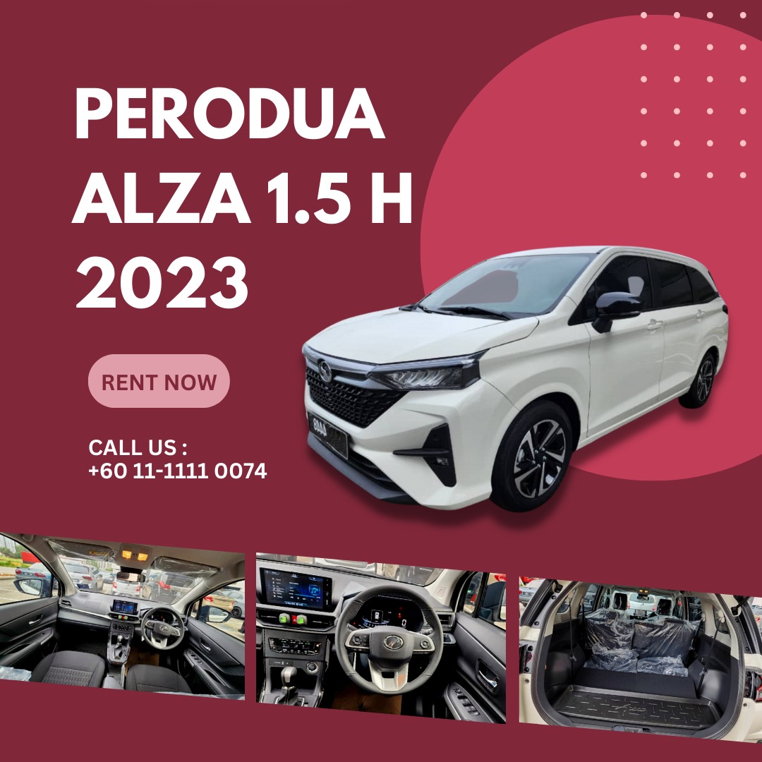 Rent New Perodua Alza 1.5 H 2023 With RM150, Cars, Vehicle Rentals on ...