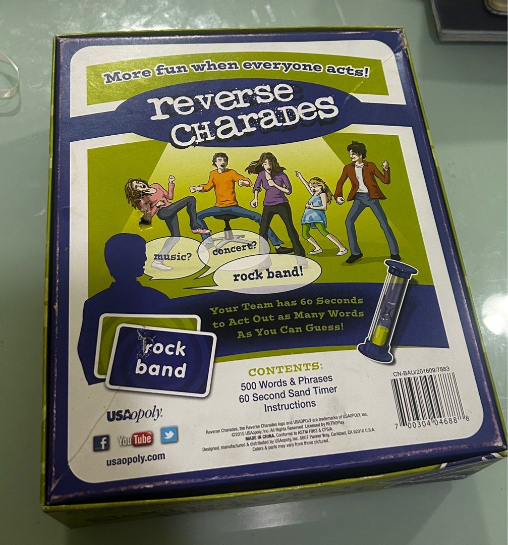 reverse charades, Hobbies & Toys, Toys & Games on Carousell
