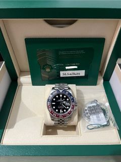 Full Factory Stickers Intact Brand New August 2024 Rolex Gmt Master II ...