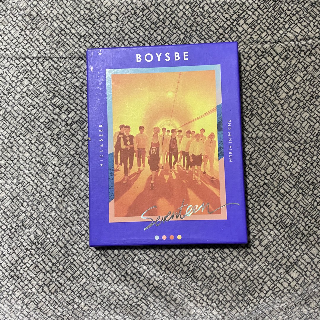SEVENTEEN BOYSBE 2nd Mini Album (hide &seek ver.), Hobbies & Toys ...