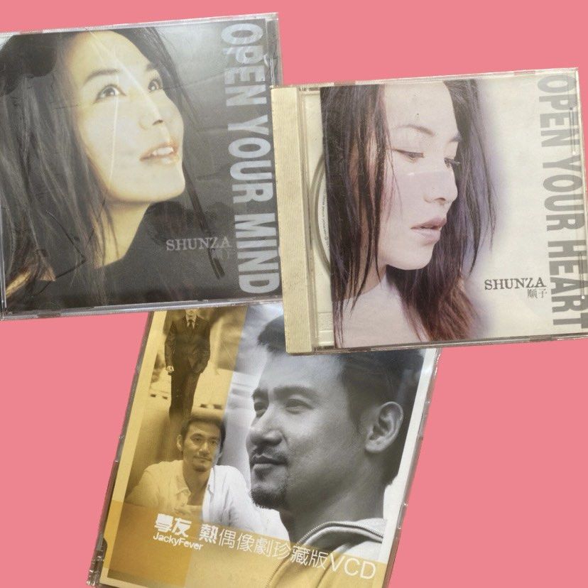 SHUNZA 順子Open your mind/SHUNZA 順子Open your heart/張學友 熱偶像劇珍藏版VCD 一片30 ...