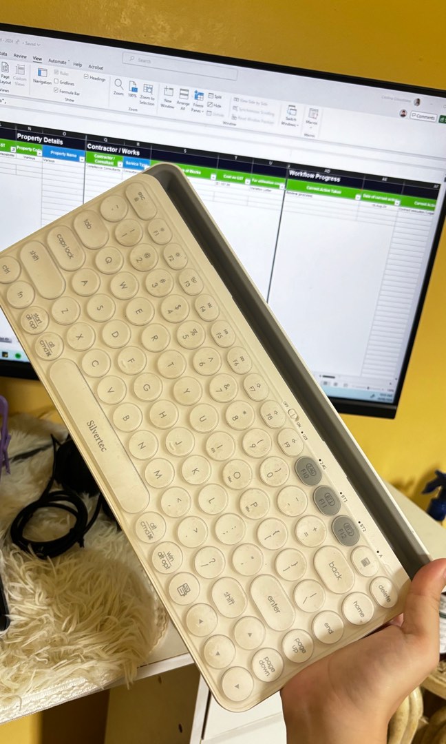 Silvertec White Keyboard, Computers & Tech, Parts & Accessories ...