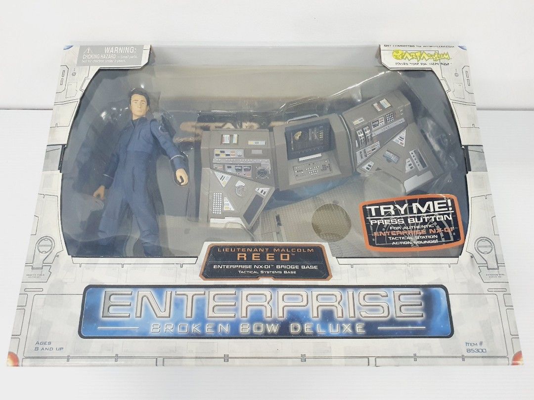 2002 STAR TREK ENTERPRISE LIEUTENANT MALCOLM REED BROKEN BOW DELUXE ...