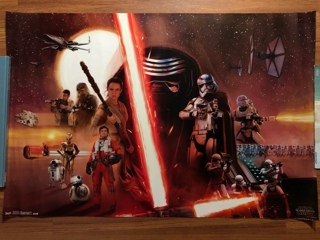 Star Wars Group Poster (22.5x34in), Hobbies & Toys, Stationery & Craft ...