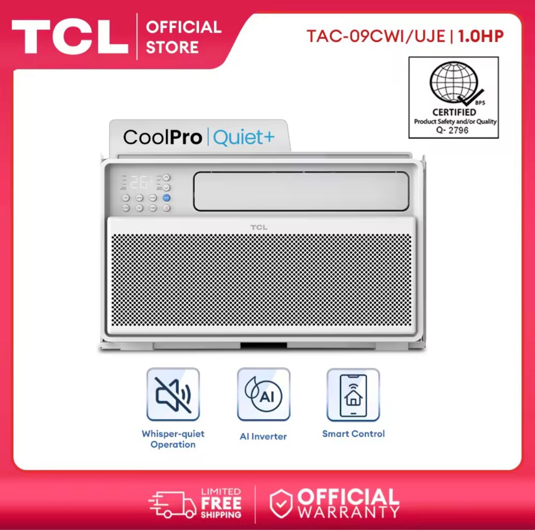 TCL AIRCON BRAND NEW WINDOW TYPE, TV & Home Appliances, Air ...