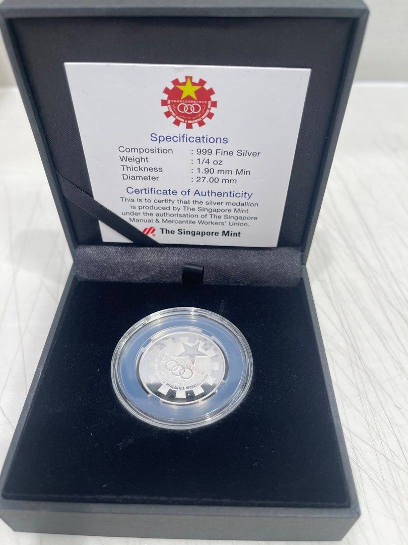 The SMMWU 65th Anniversary 999 Find Silver medallion, Hobbies & Toys ...