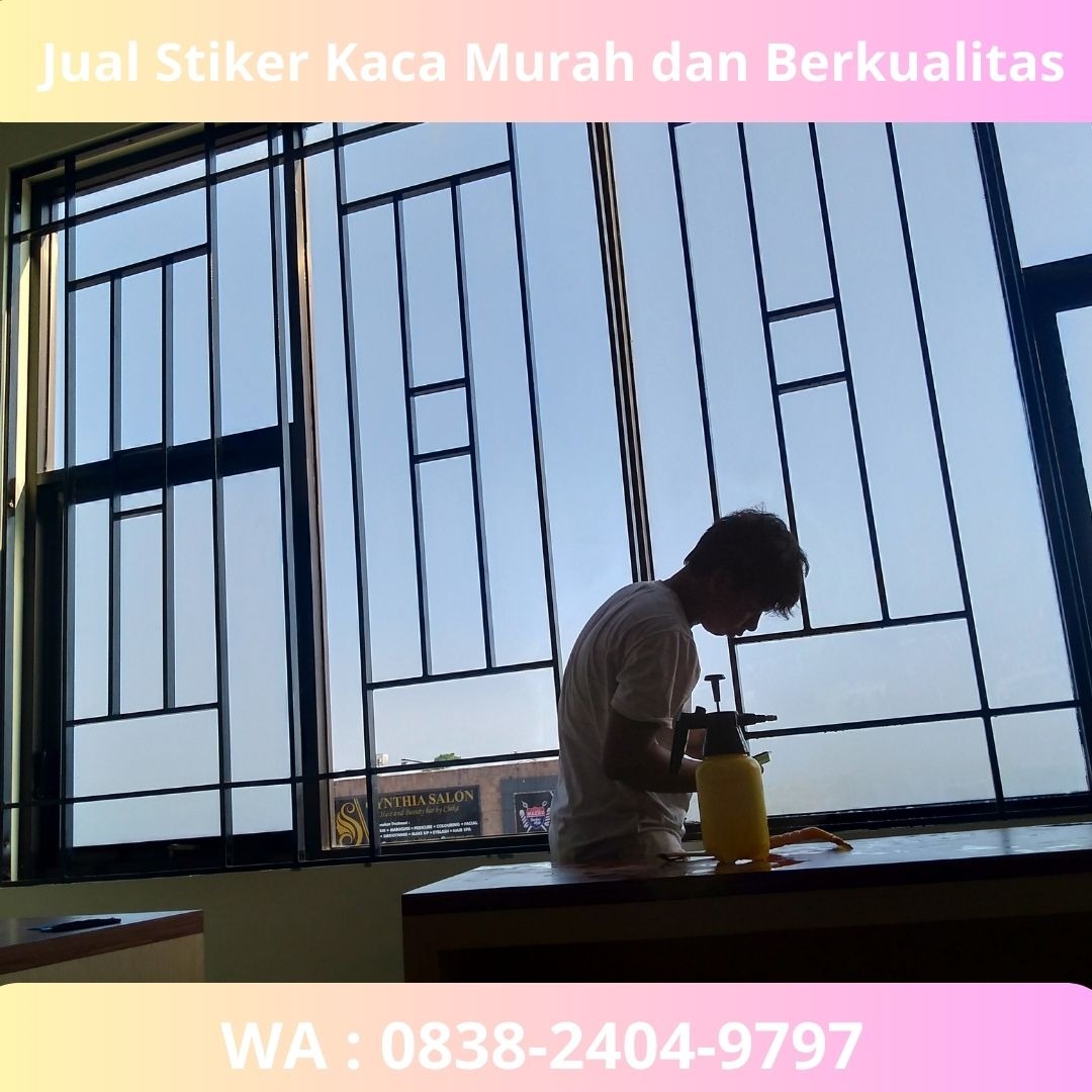 Toko 0838-2404-9797 Stiker Kaca Cutting One Way Motif Untuk Kaca Toko ...