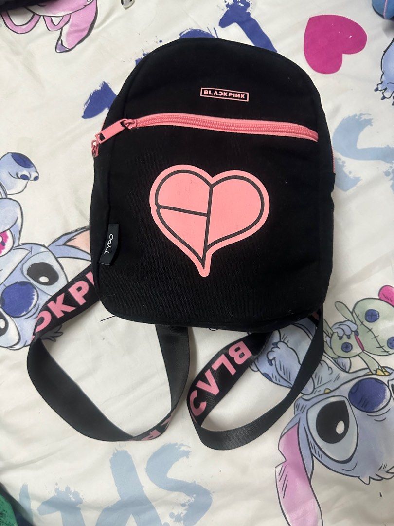 Typo Blackpink bag, Men's Fashion, Bags, Backpacks on Carousell