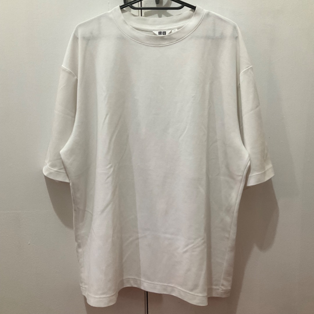 Uniqlo Airism White Oversized Tee #Basic Essential Plain Origin Men Import Vint Grail Oversize ...