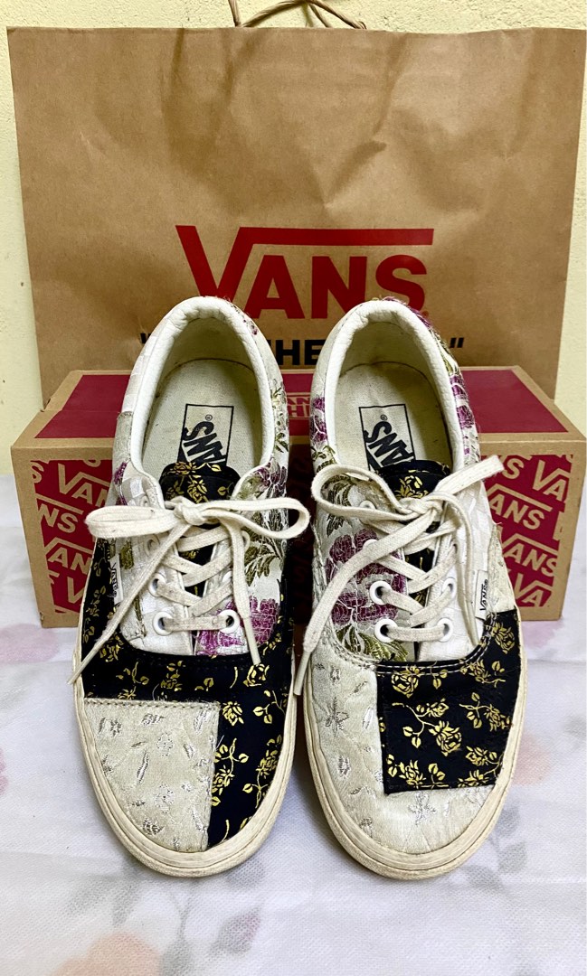 Vans patchwork brocade slip on, Women's Fashion, Footwear, Sneakers on ...