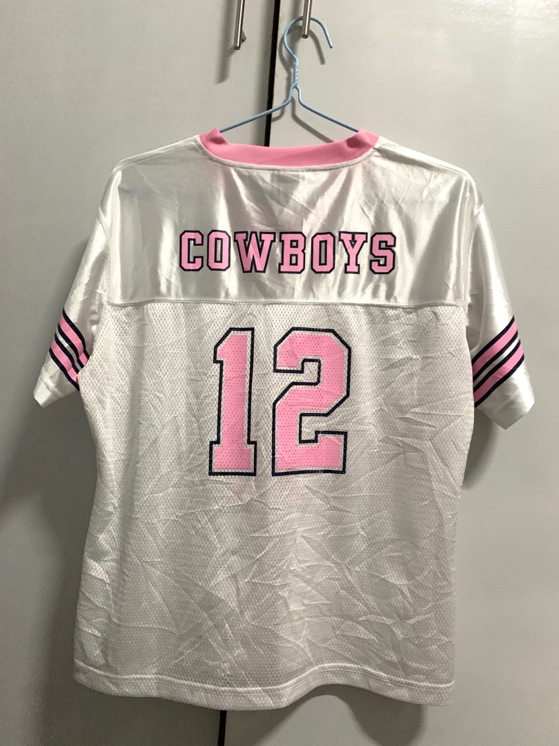 Vintage Y2k Pink Cowboys Dallas Jersey, Women's Fashion, Tops, Others ...