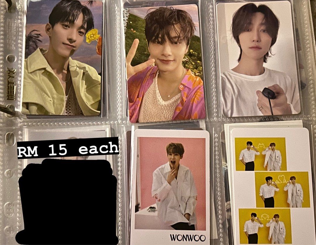 WTS SEVENTEEN PHOTOCARDS SVT PC, Hobbies & Toys, Collectibles ...