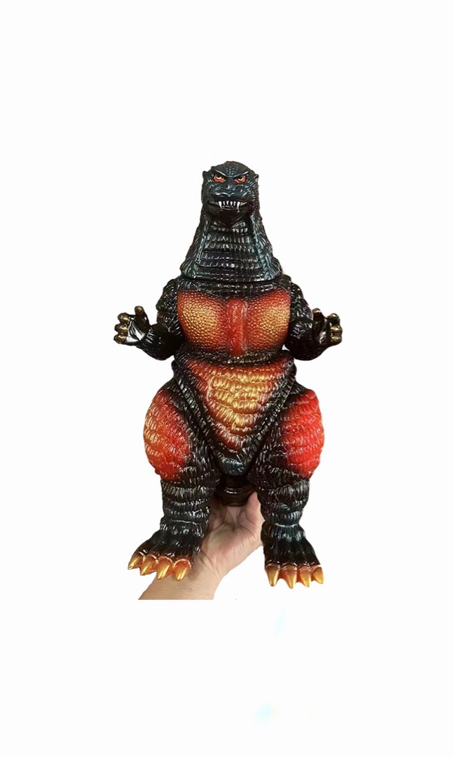 紅蓮 哥斯拉 35cm marmit medicom 無頭卡 sofubi sofvi 搪膠, 興趣及遊戲, 玩具 & 遊戲類 - Carousell