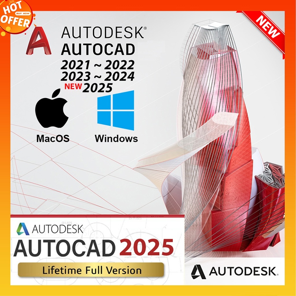 🔥 AutoCAD 2025 Full Version | Lifetime Access | Video Tutorial Included ...