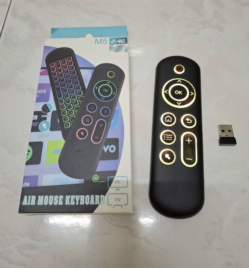 Air Mouse TV Remote Keyboard, TV & Home Appliances, TV & Entertainment ...