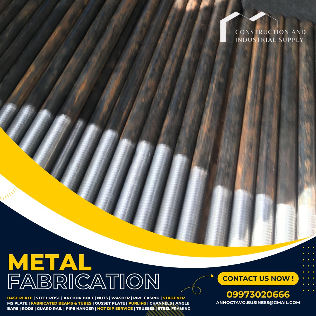 Anchor Bolt | U-Bolt | Northern Uprising Construction | Pipe Casing ...