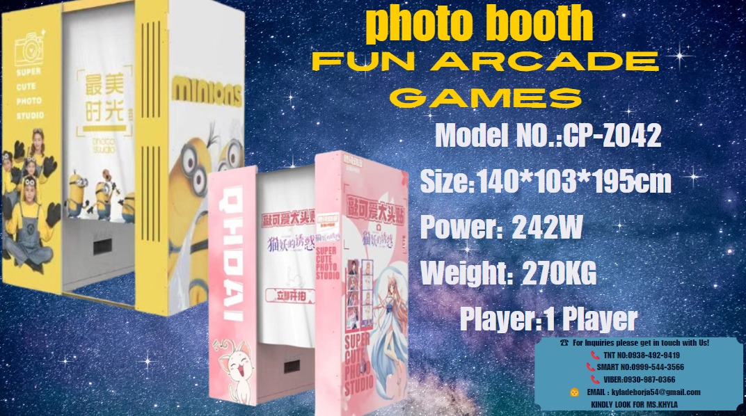 ARCADE GAMES PHOTO BOOTH, Everything Else, Looking For on Carousell