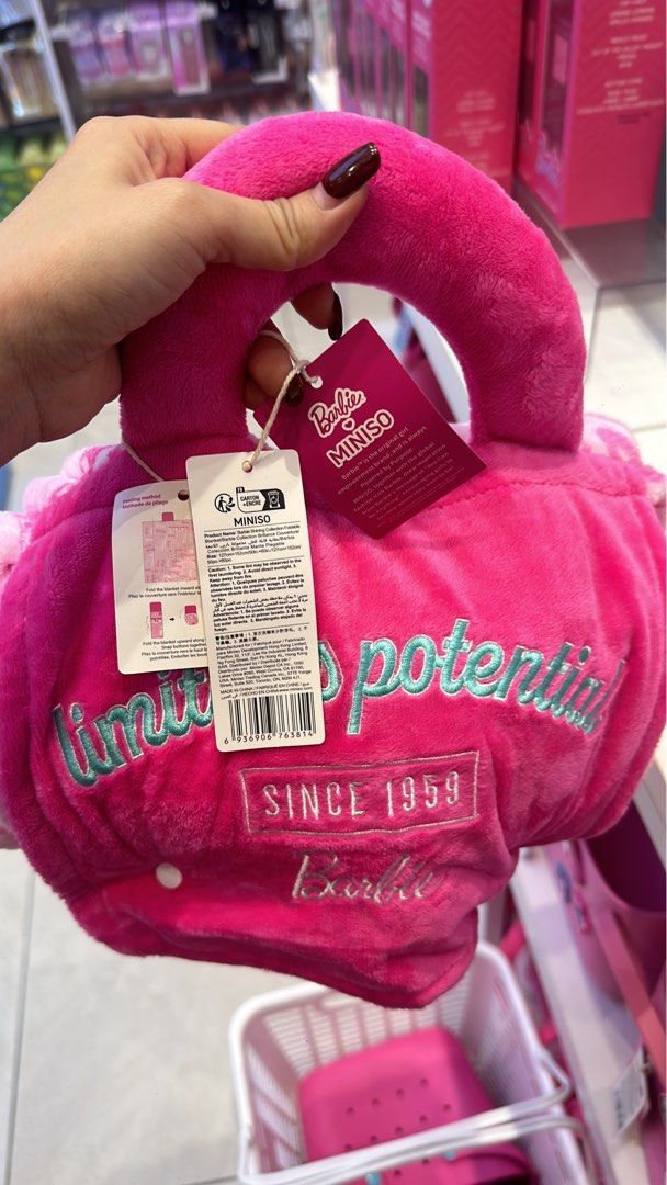 Barbie X Miniso blanket, Hobbies & Toys, Collectibles & Memorabilia ...