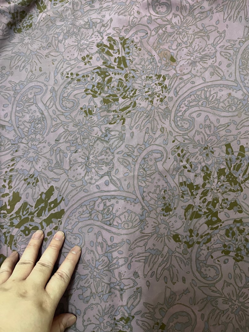 Batik Kain 4meter corak paisley, Women's Fashion, Muslimah Fashion ...