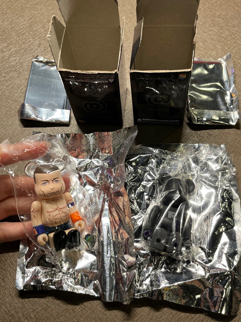 Bearbrick series 48 100% John Cena/Basic/Swimmer/Berry, Hobbies & Toys ...