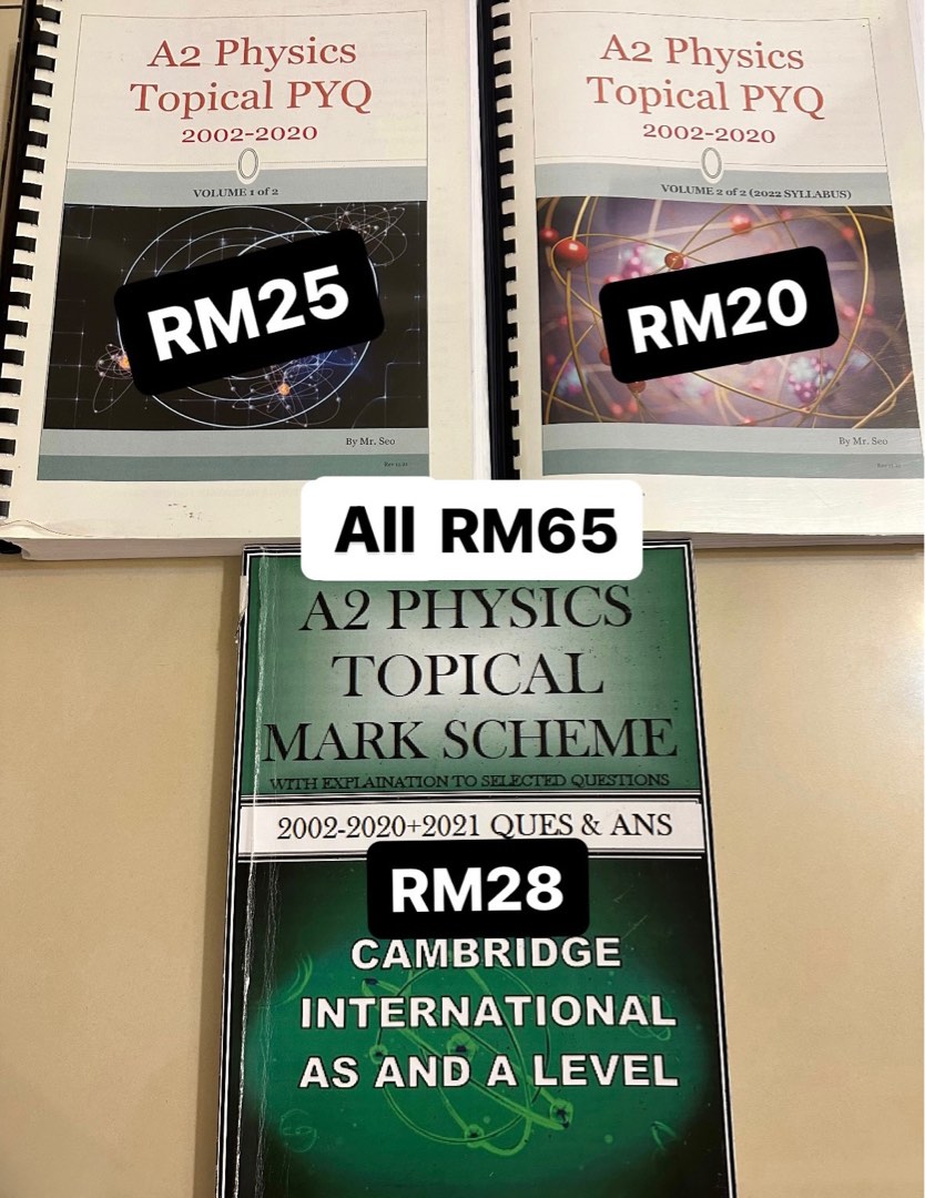 Cambridge A2 Physics Topical PYQ Paper 4, Hobbies & Toys, Books ...