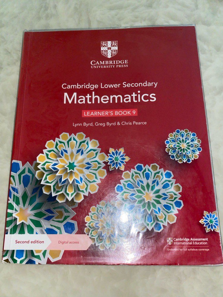 Cambridge Lower Secondary Mathematics Learner’s Book 9 (with digital ...