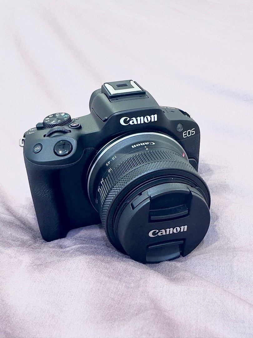 Canon EOS R50 with 18-45mm f4.5-6.3 Lens Mirrorless Digital Camera ...