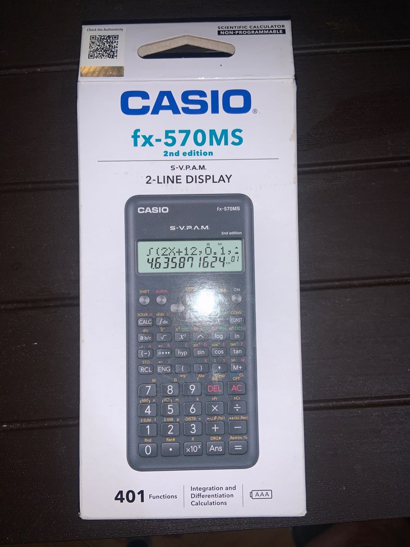 CASIO fx-570MS, Mobile Phones & Gadgets, Other Gadgets on Carousell