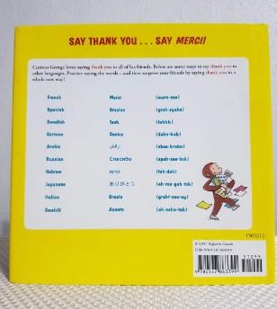 Curious George says thank you by Margaret & H.A. Rey's (Hardcover ...